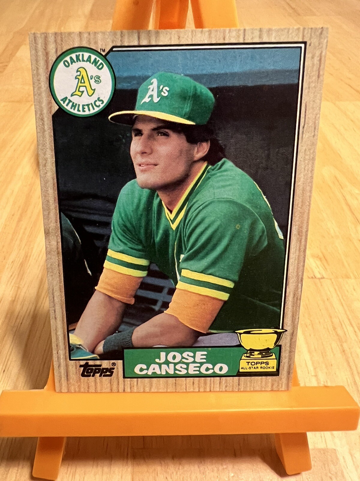 1987 Topps - #620 Jose Canseco Rookie Card, HOF Athletics | eBay