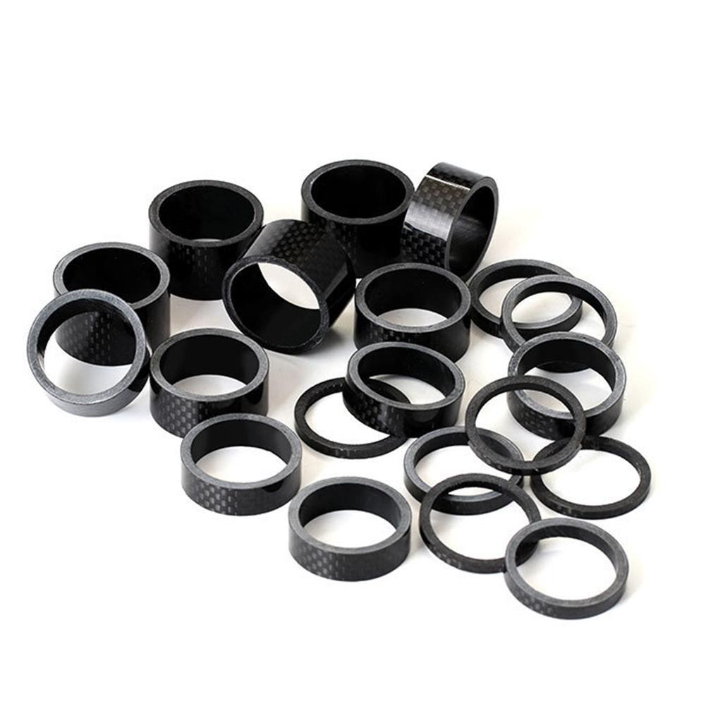 28.6mm Carbon Fiber Washers MTB Bike Headset Stem Spacers 3mm 5mm 10mm ...