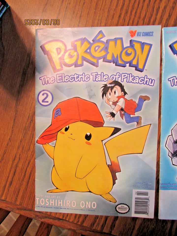 Pokemon Electric Tale of Pikachu RUN 2-4 Newstand - First Appearance of ...
