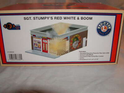 Lionel 2129030 Sergeant Stumpy's Red White Boom Building PEP O 27 New ...