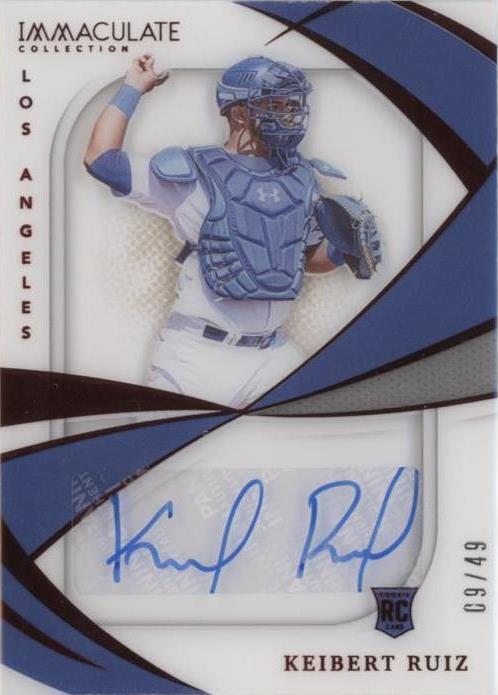 2021 Panini Immaculate Collection - Shadowbox Signatures Keibert Ruiz # ...