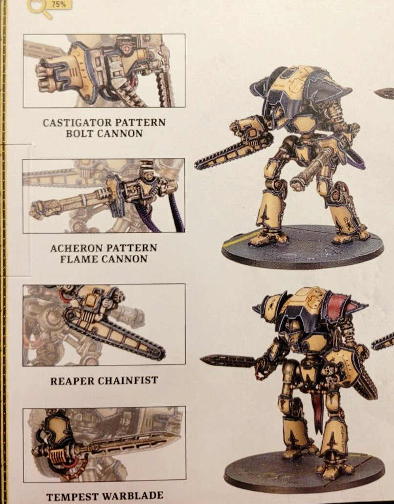 Games Workshop WARHAMMER 40K : IMPERIAL KNIGHTS : HORUS HERESY ...