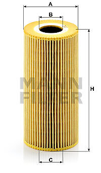 Fits Mercedes Benz Oil Filter Genuine Mann W210 E250 Turbo-D Diesel ...