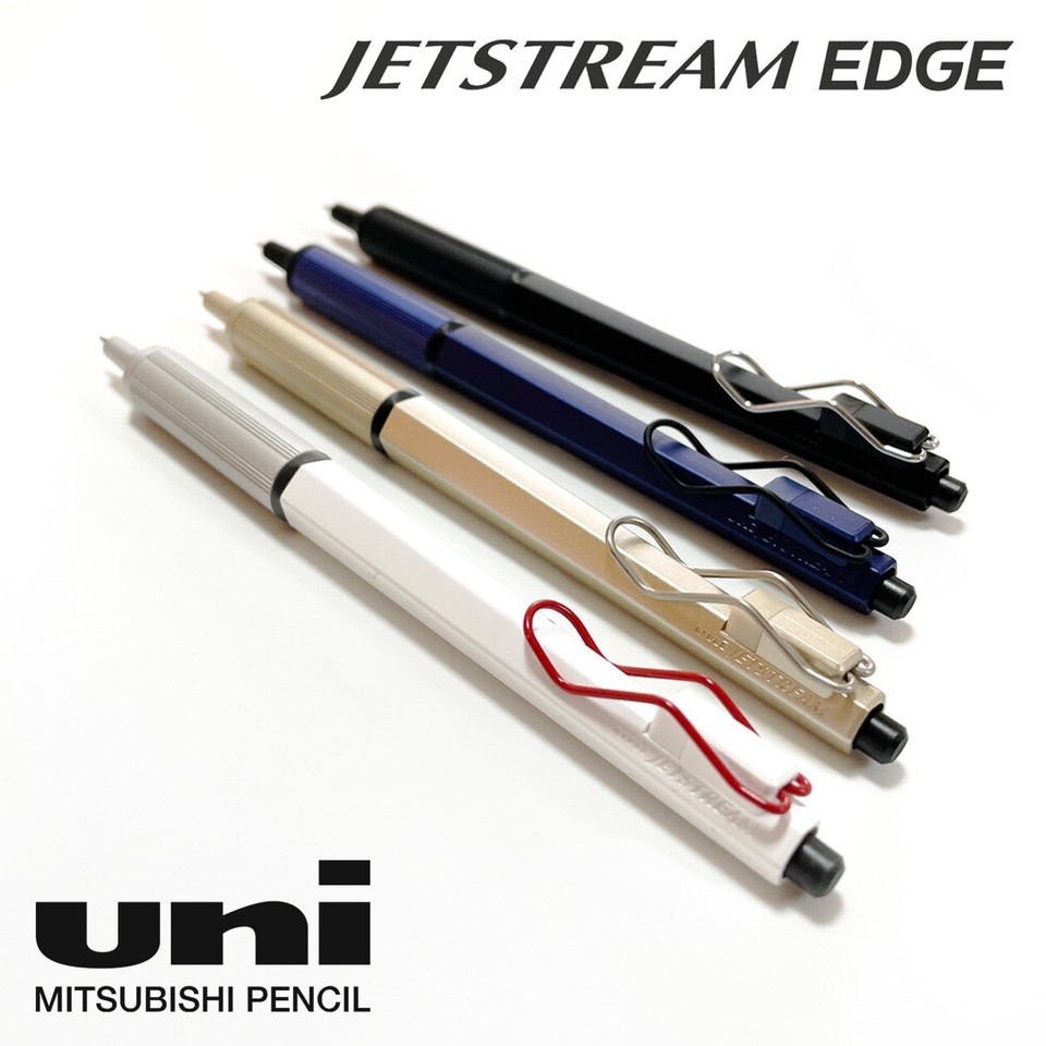 Mitsubishi Uni-Ball JET STREAM EDGE 0.28mm Ball Point Pen Made in Japan ...