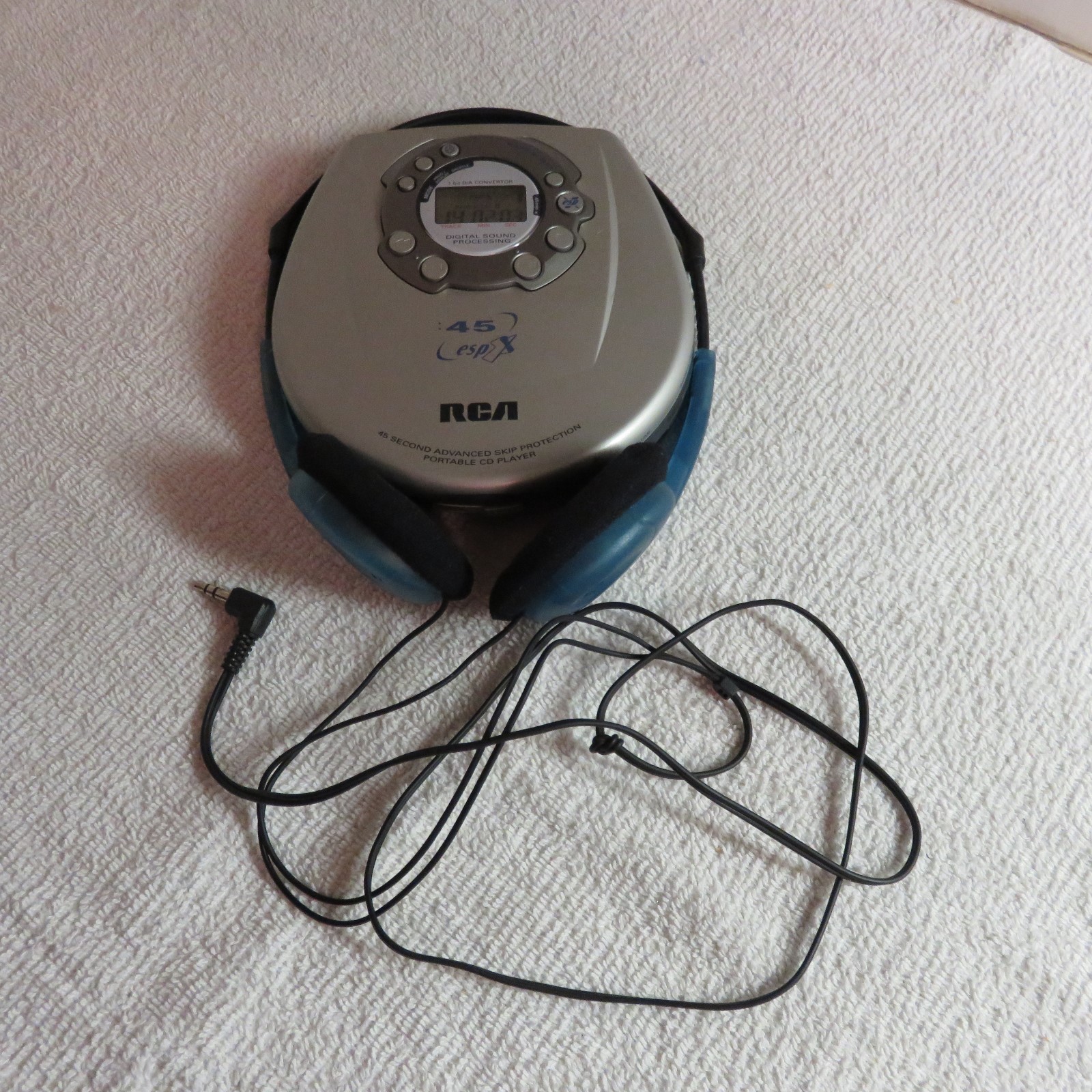 RCA RP-2365B Portable Personal CD Player (Walkman) with Bass Boost ...