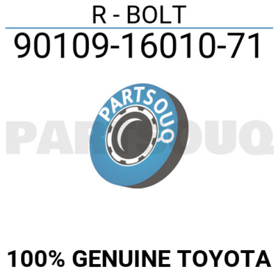 901091601071 Genuine Toyota R - BOLT 90109-16010-71 | eBay