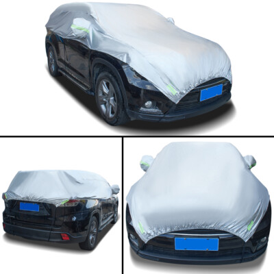 Car Half Body Cover Sunshade Four Season Waterproof UV-Proof Outdoor ...
