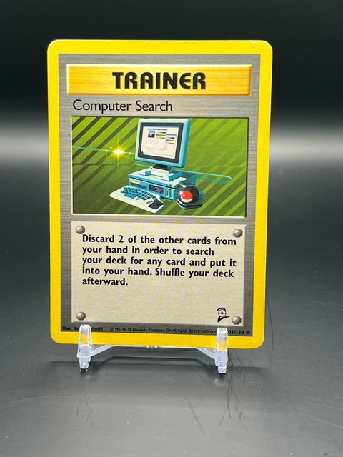 Pokémon TCG Computer Search Base Set 2 101/130 Regular Unlimited Rare ...