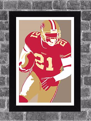 San Francisco 49ers Frank Gore Portrait Sports Print Art 11x17 | eBay