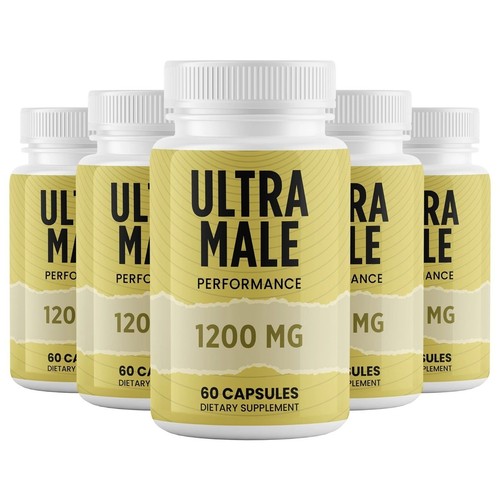 (5 Pack) Ultra Male Advanced Male Health Pills to Boost Vitality ...