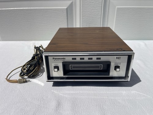 VTG 70s Panasonic RS-804US 8 Track Player - Tested & Working | eBay
