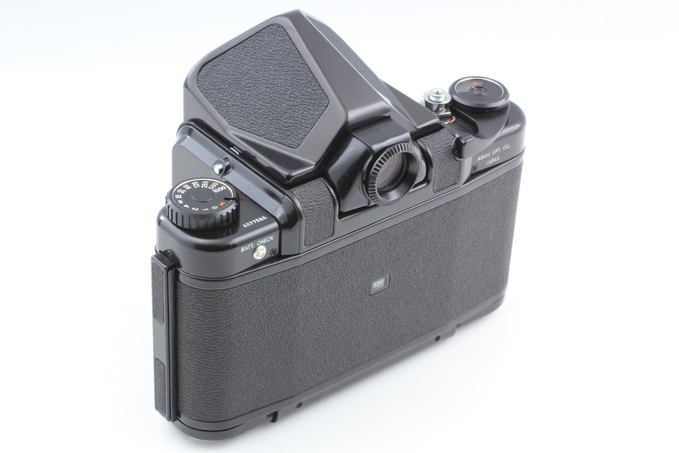[Near MINT w/Hood] Pentax 6x7 67 Film Camera Eye Level 70mm f4.5 lens ...