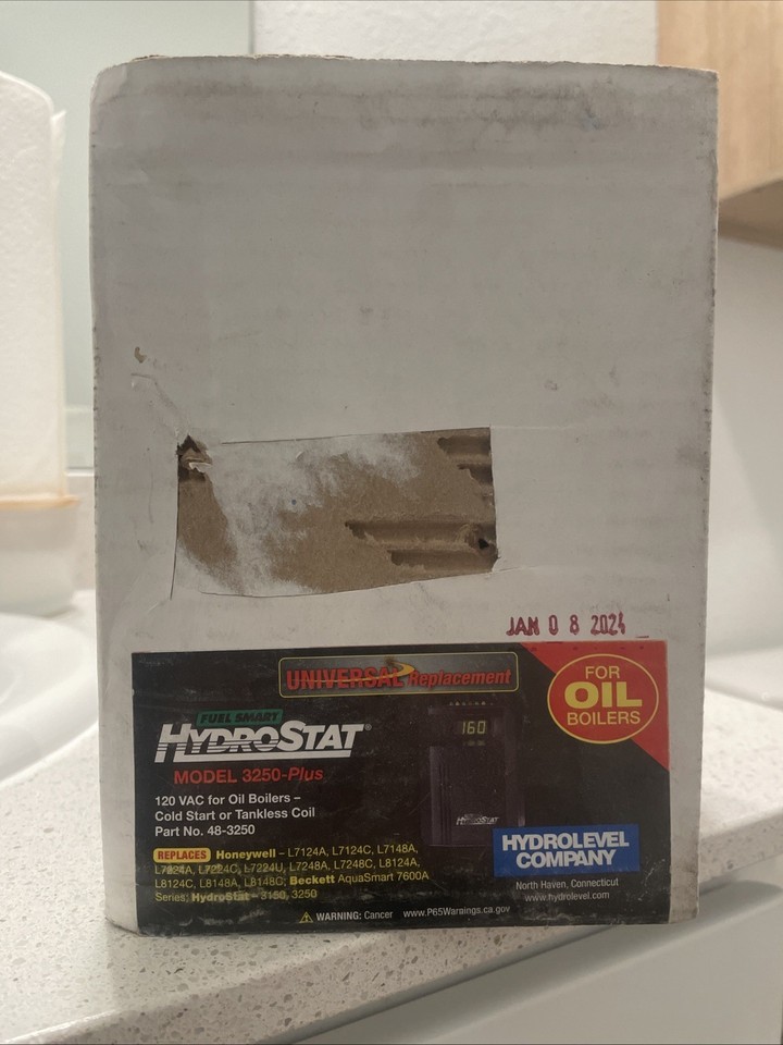 Hydrostat 3250-Plus Hydrolevel Aquastat High/Low Limit with Well L8124A ...