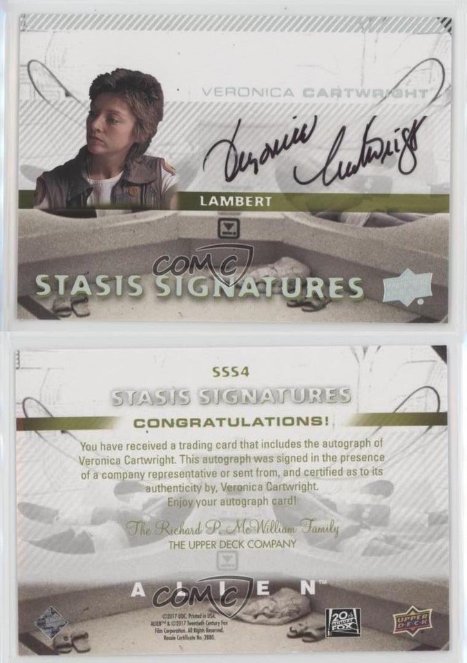 2017 Alien Movie Single Actor Veronica Cartwright as Joan Lambert #SSS4 ...