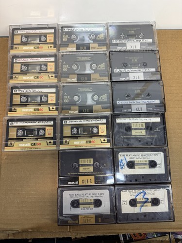 Lot Of 16 Used Maxell Type II Cassettes High Bias XLII S 100 XLII 90 60 ...