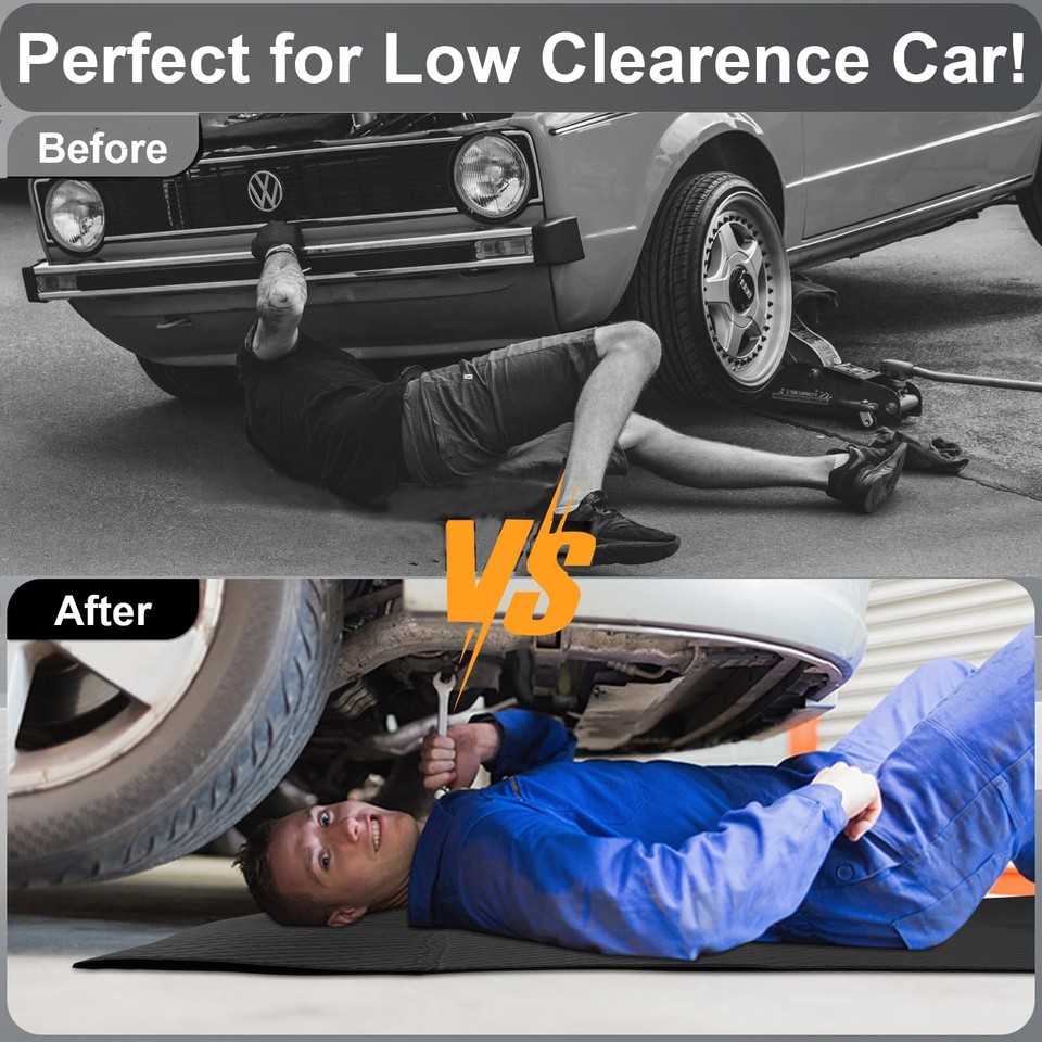 Magical Rolling Creeper Mat,Under Car Repair Mat, 60x28 Inch Portable ...