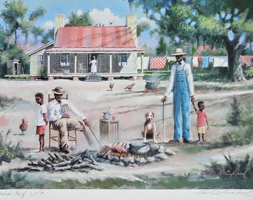 Stan Joel Strickland Family HAND AP1/10 HAND SIGNED Southern USA George ...