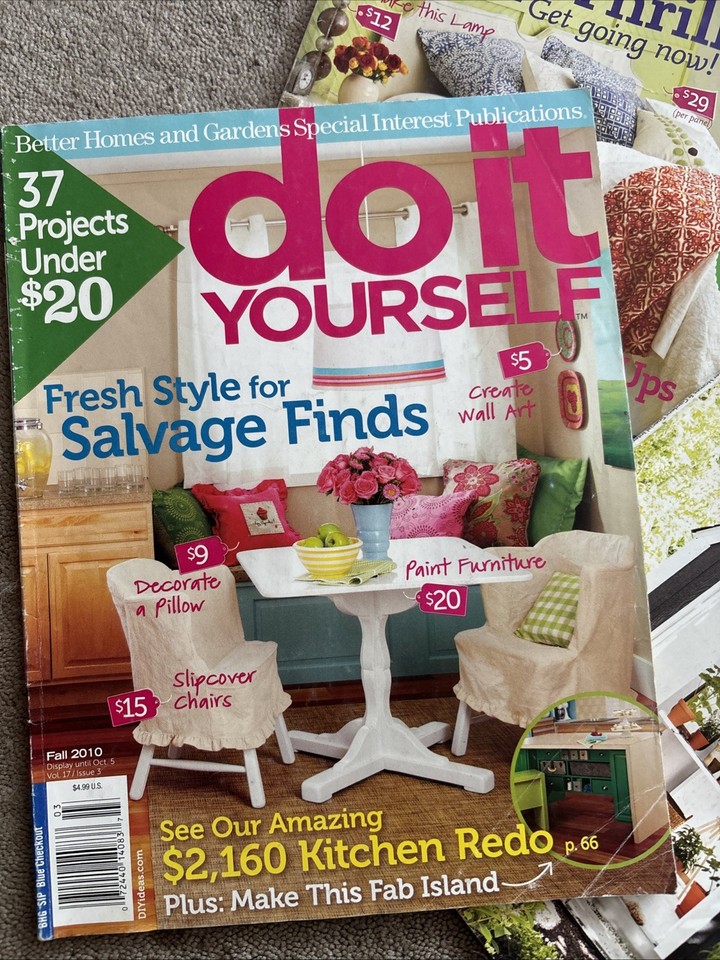 Lot Of 4 Do It yourself Magazine 2001 2009 2010&20 Refresh Redo Can-do ...