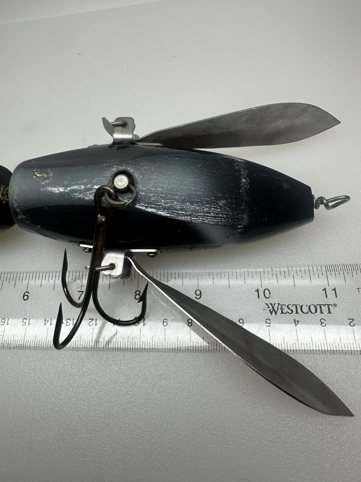 Musky Buster Wave Walker Creeper - MASSIVE Wood Topwater-See Pics On ...