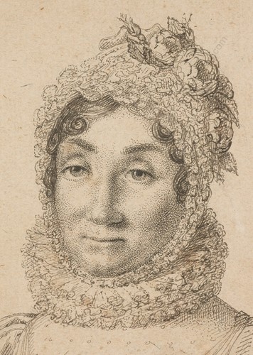 Guillaume Descamps "Jeanne, Comtesse Cornudet des Chaumettes", Ink ...