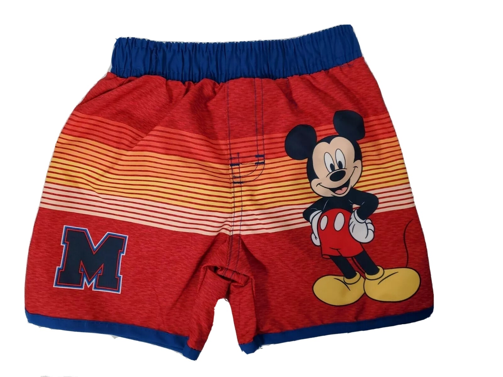 Mickey Mouse Swim Trunks 18mo Shorts Boy Red & Blue NEW | eBay