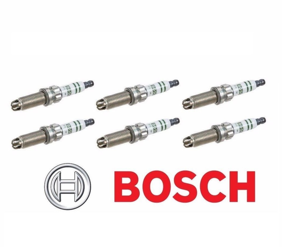 6 Pc Bosch Spark Plugs ZGR6STE2 BMW E60 E90 E92 E93 135i 335i 535i NEW ...