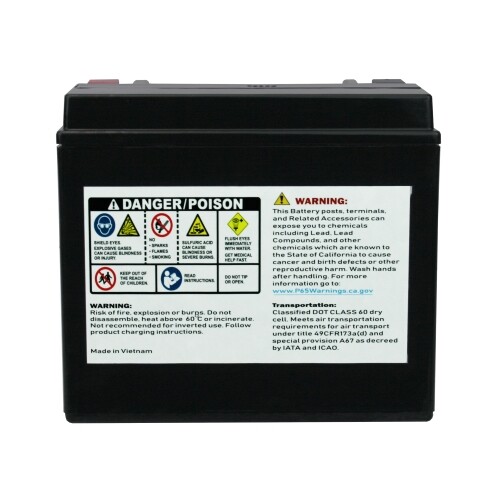 PowerStar PS-680 Battery for Indian Roadmaster Classic 2011 to 2011 ...