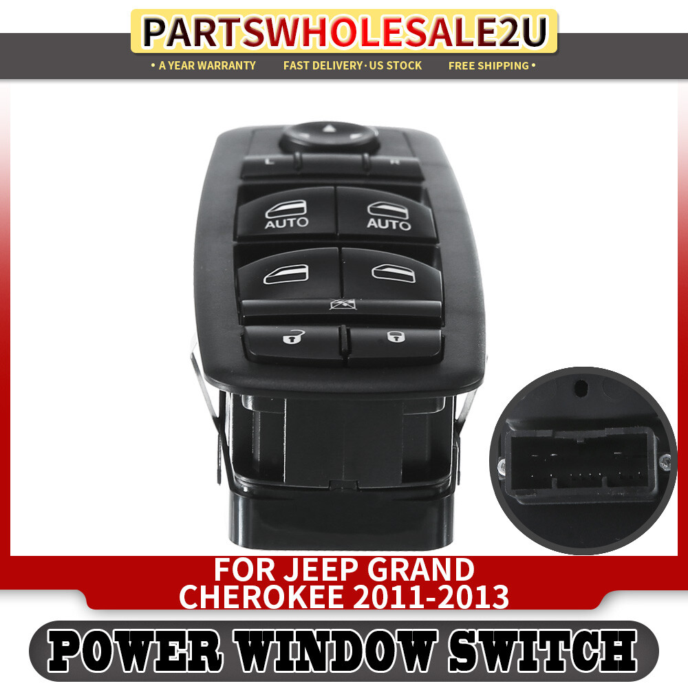 Front Left Side Power Window Switch for Jeep Grand Cherokee 2011-2013 ...