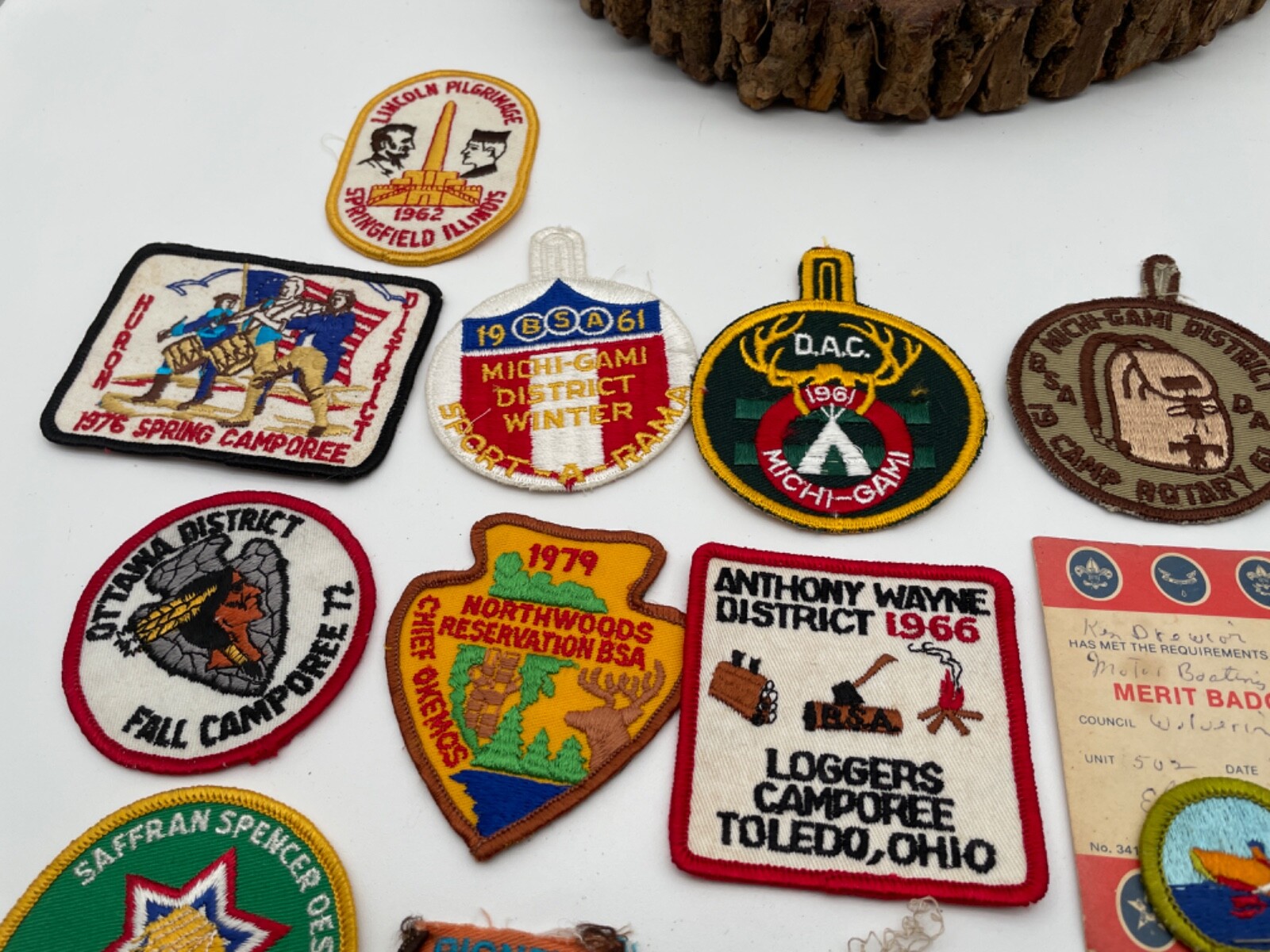 Vintage Lot of 28 Boy Scout BSA Patches Various Types Locations--3500. ...