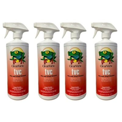 Clearview TVC Tile & Vinyl Cleaner 32 Oz OREQ | CVLTVCQT12 (4 Pack) | eBay