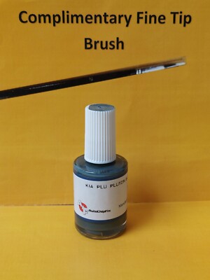 For KIA Code PLU PLUTON BLUE Touch Up Paint + Free Fine Tipped Brush | eBay