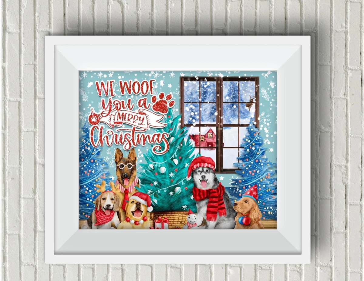 Merry Christmas Cute Dog