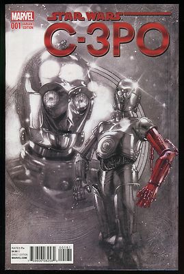 Star Wars Special C-3PO 1 Variant Comic Harris 1:1000 Force Awakens Red ...