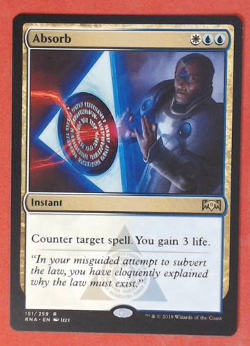 MTG Singles - Absorb - Ravnica Allegiance -i365 | eBay