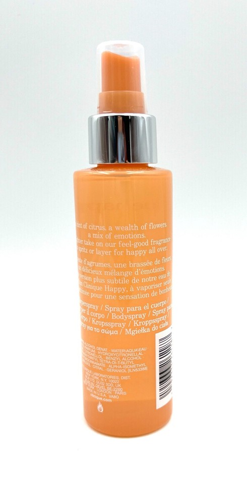 New! Clinique Happy Body Spritz Fragrance Spray 4.2oz / 125ml ~ Full ...