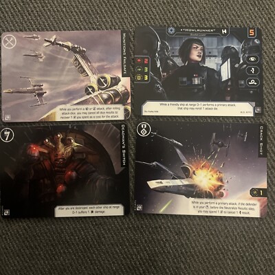 Star Wars X-Wing 2.0 - Season 4 Promos Howlrunner Munitions Crackshot 4 ...