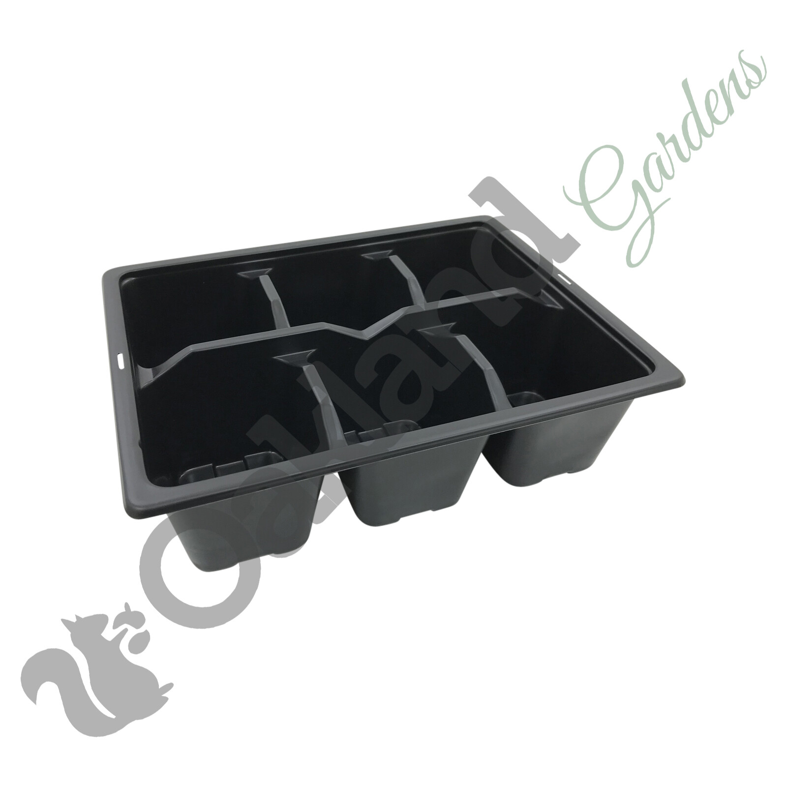 6 Cell Bedding Packs Plug Plant Half Size Seed Multi Trays With Holes ...