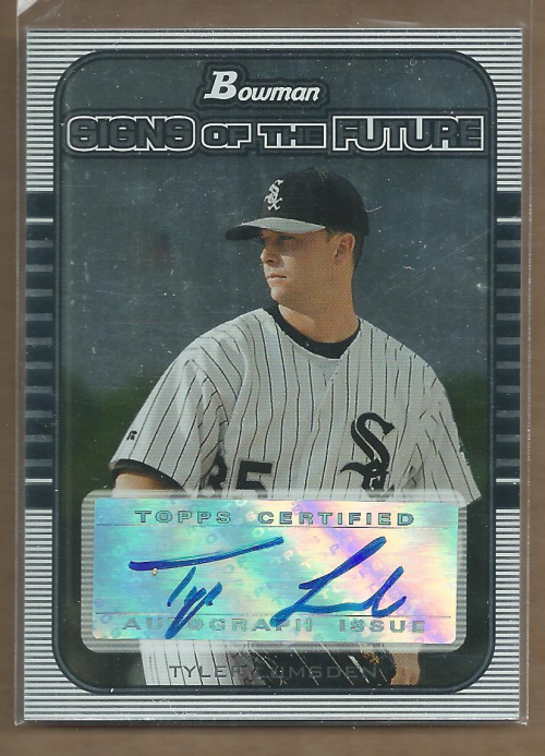 2005 Bowman Draft Signs of the Future #TL Tyler Lumsden A AUTOgraph ...