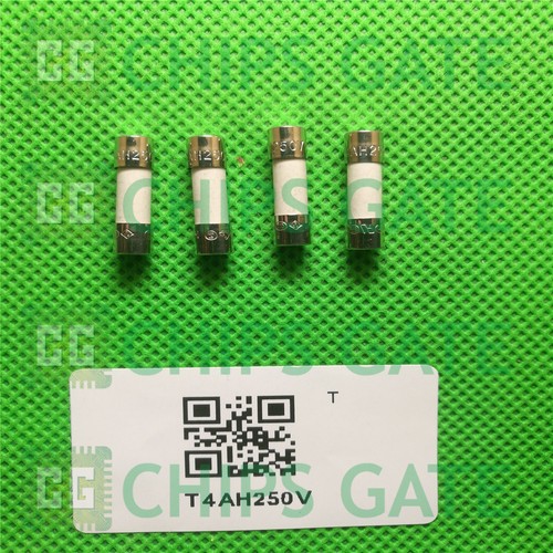15PCS T4AH250V, T4A 250V, T4A 250V, T4H250V cartridge CERAMIC fuses ...