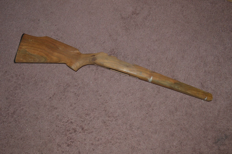 #1 UNFINISHED WALNUT RIFLE WOOD STOCK FOR SHORT ACTION 32 1/4"L CENTER ...
