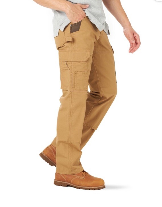 New WRANGLER Ranger Workwear Men's Relaxed Fit Pants-Brown (Rawhide ...