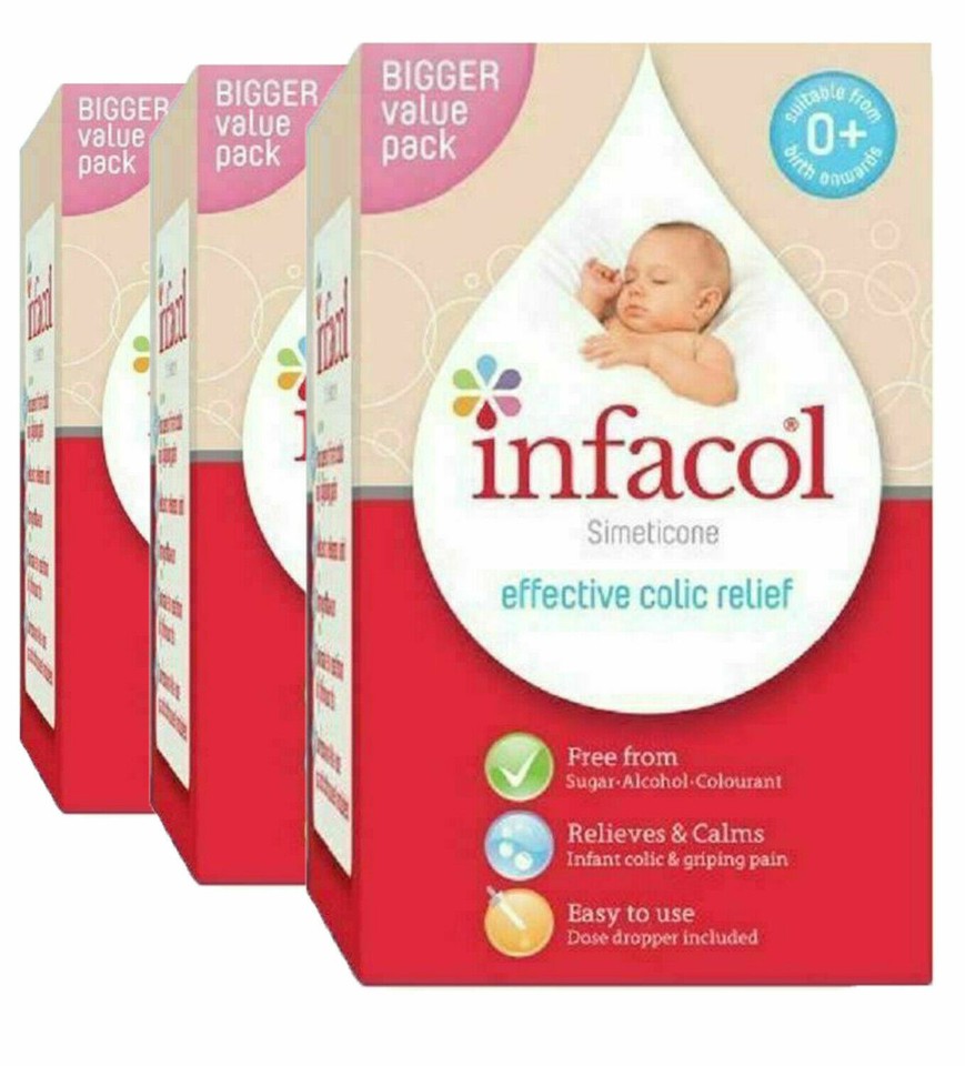 Infacol Colic Relief Drops for Babies 85ml - Bigger Value Pack Exp 08 ...