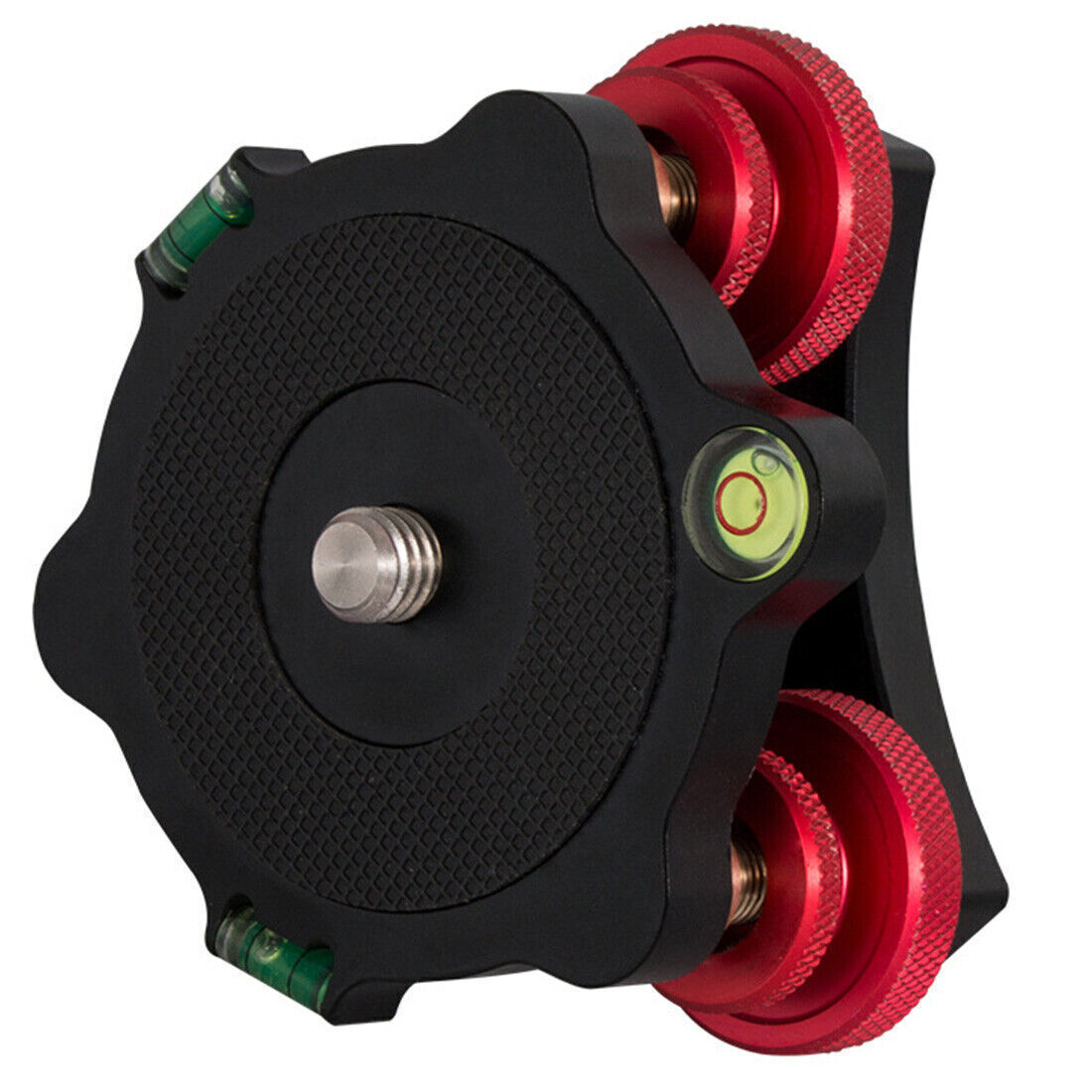LP-64 Camera Tripod Head Leveling Base Triple- Leveler Bubble Level 3/8 ...