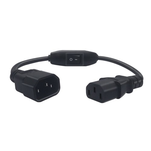 PDU Distribution Power Cord IEC C14 to C13 UPS Extension Cable for ...