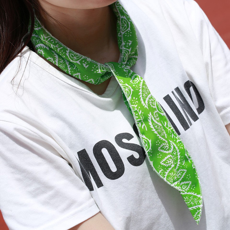 Cooling Scarf Wrap Soaked Tie Around Neck Ice Cool Scarf Hairband ...