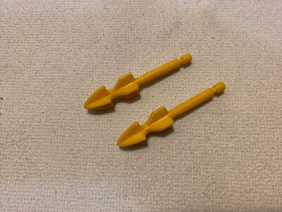 1993 Double Dragon Cruiser Car X2 Yellow Missiles ORIGINAL PARTS Tyco ...
