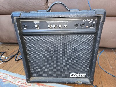 Crate BX-15 Bass (Guitar) Combo Practice Amp | eBay