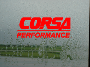 2 x Vauxhall Opel Corsa Performance vinyl Stickers decal bumper window ...