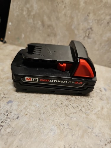 Milwaukee 48-11-1820 M18 Compact Red Lithium 2.0 Cordless Tool Battery ...