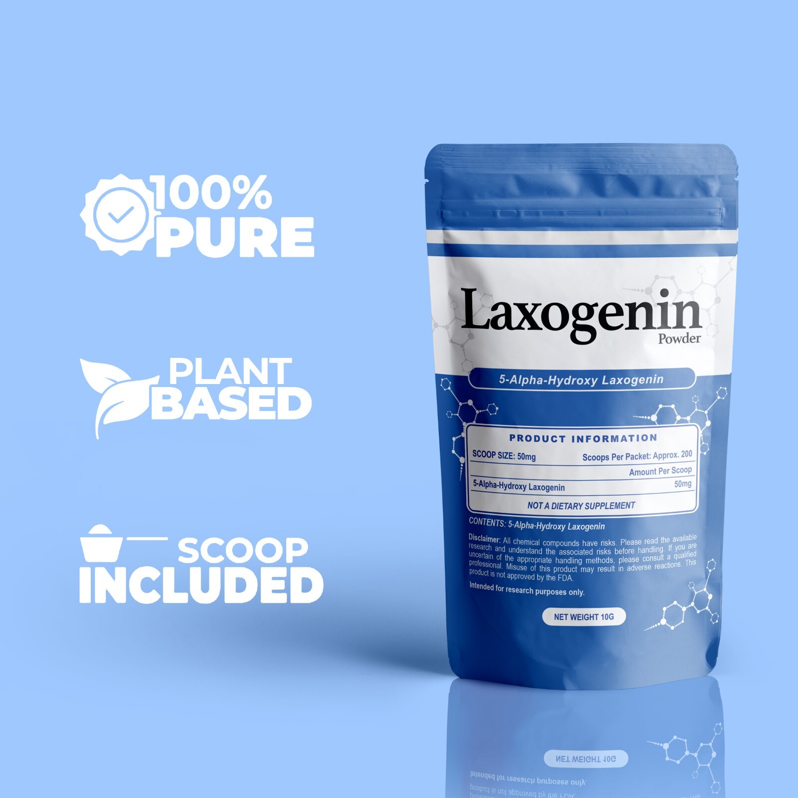 Alpha Laxogenin Powder: 100% Pure, Scoop Included (10 Grams) | eBay
